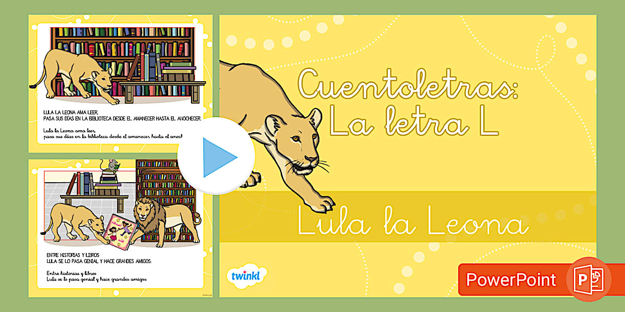 Cuentoletras: La letra L (teacher made) - Twinkl