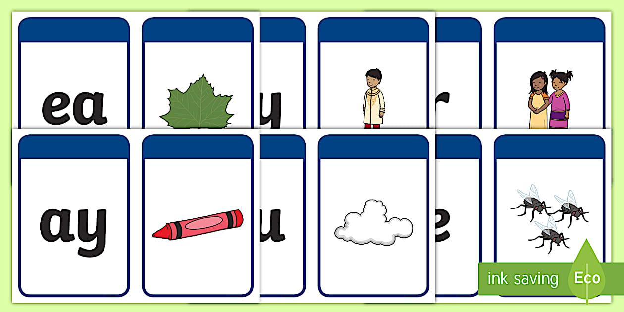 India Specific Phase 5 Phoneme Matching Cards - Twinkl