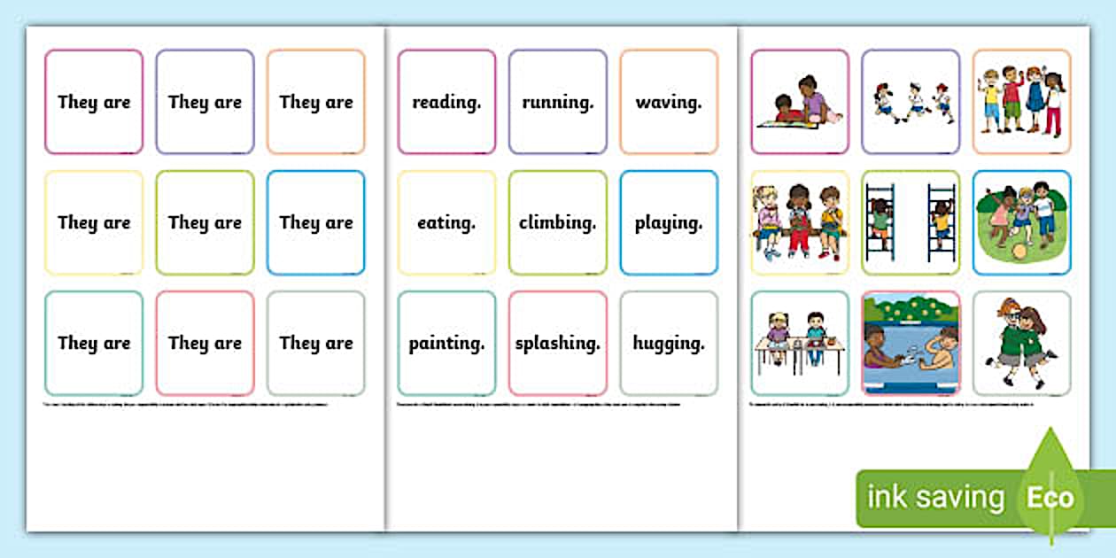 They Pronoun Matching Game (teacher made) - Twinkl