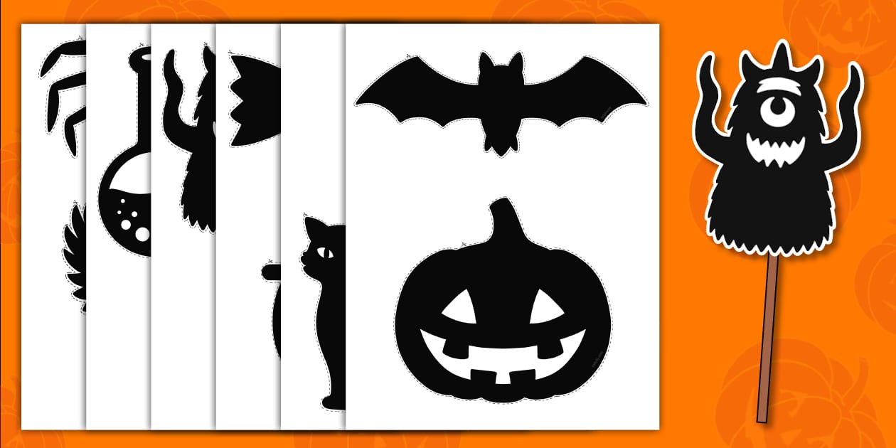 Halloween Shadow Puppets for PreK | Twinkl USA - Twinkl