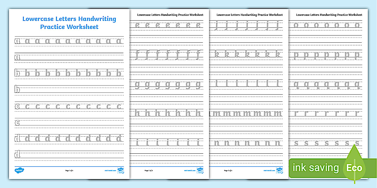 Alphabet Tracing | Handwriting Practice Worksheet - Twinkl