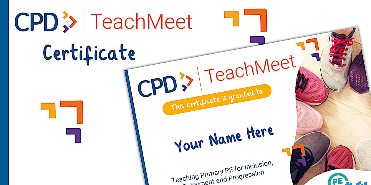 TeachMeet Certificate (teacher made) - Twinkl