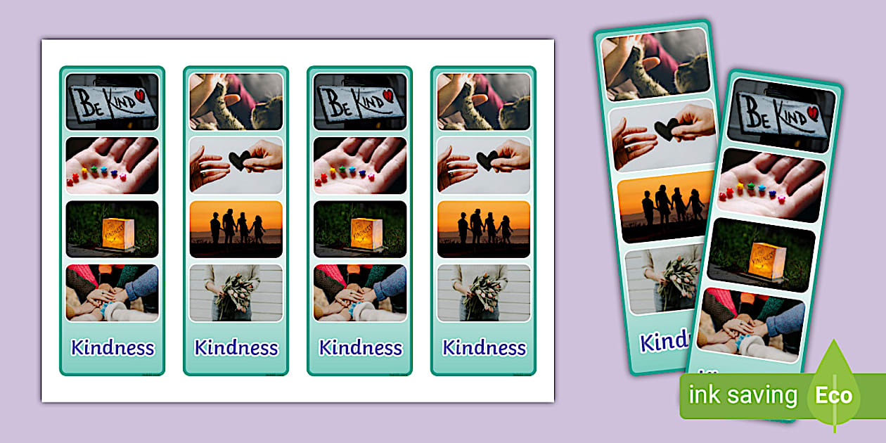 Kindness Photo Strip Bookmarks (teacher made) - Twinkl