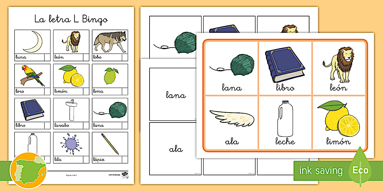 Bingo: La letra L