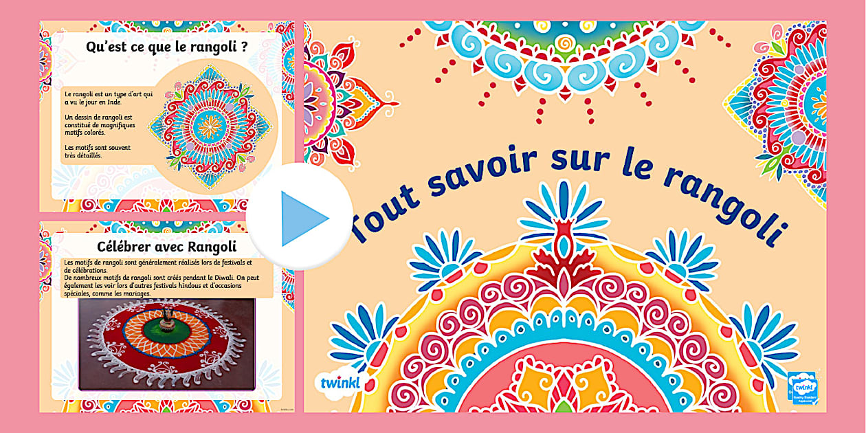 Tout savoir sur le rangoli - Twinkl