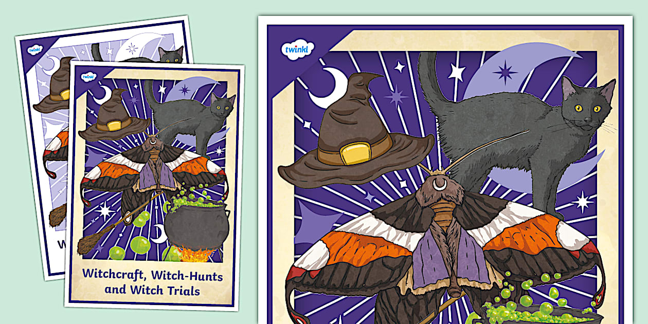 Witchcraft, Witch-Hunts and Witch Trials Display Poster