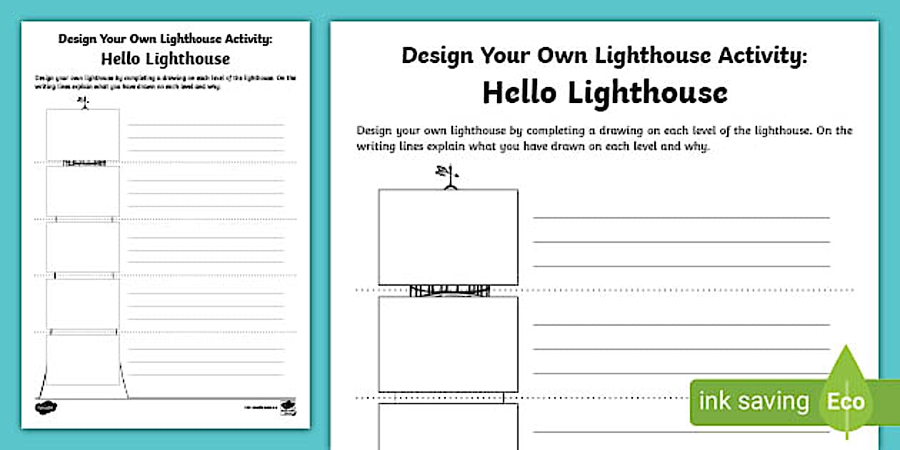 Design Your Own Lighthouse Activity for Hello Lighthouse