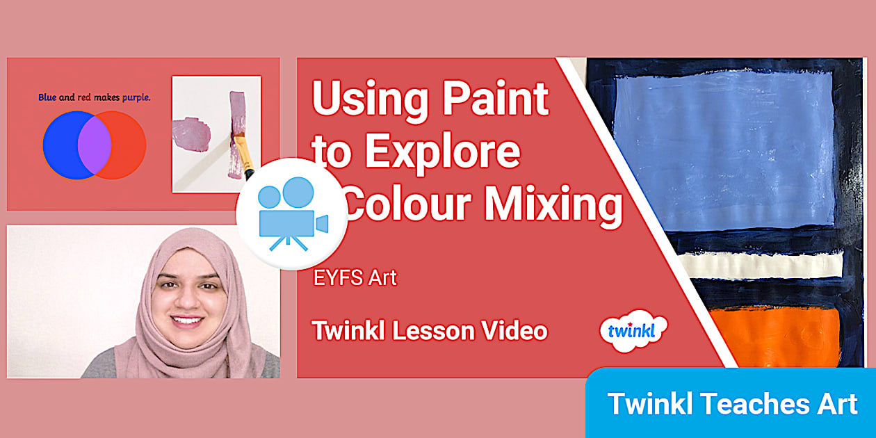 KS1 (Ages 5-7) Art: How to Create a Colour Field Painting Video Lesson