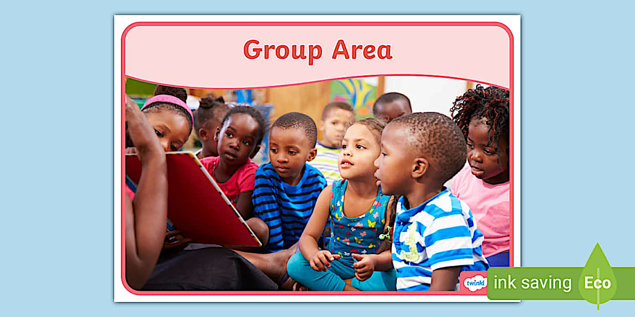 👉 Group Area Photo Sign | Twinkl (Teacher-Made) - Twinkl