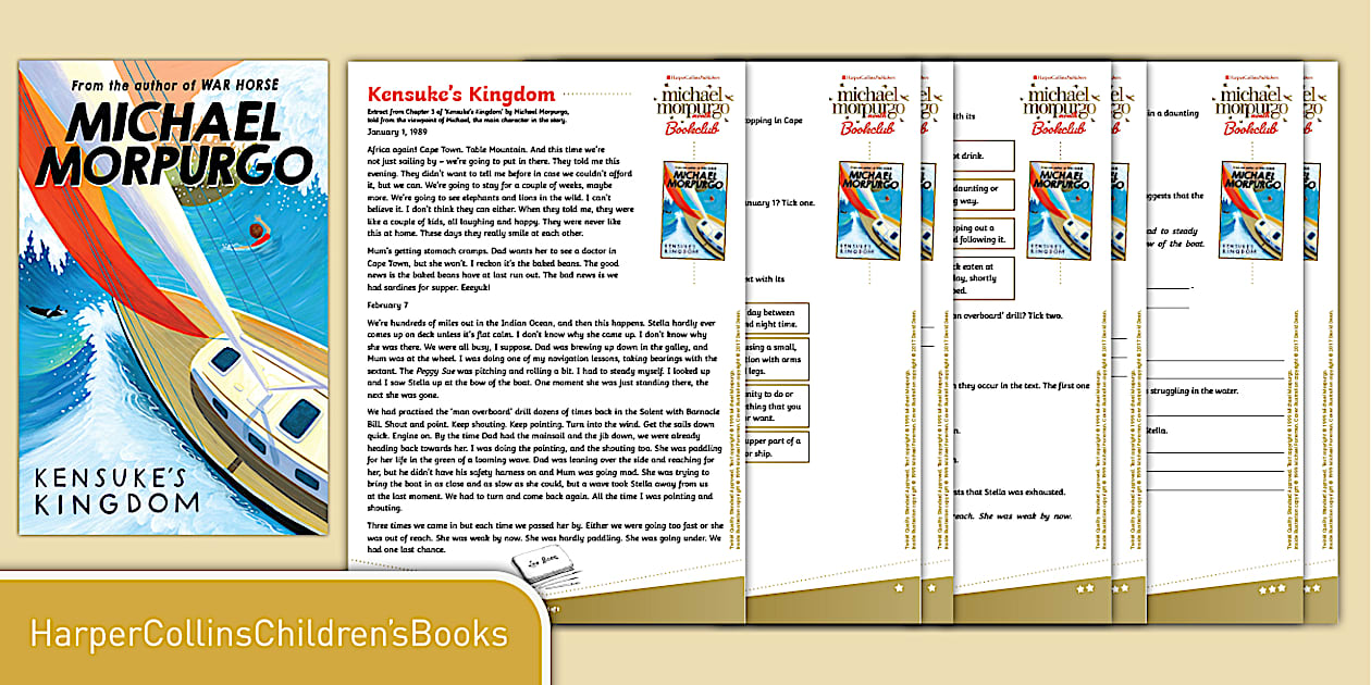 FREE! - Kensuke's Kingdom: Differentiated Reading Comprehension 7-9