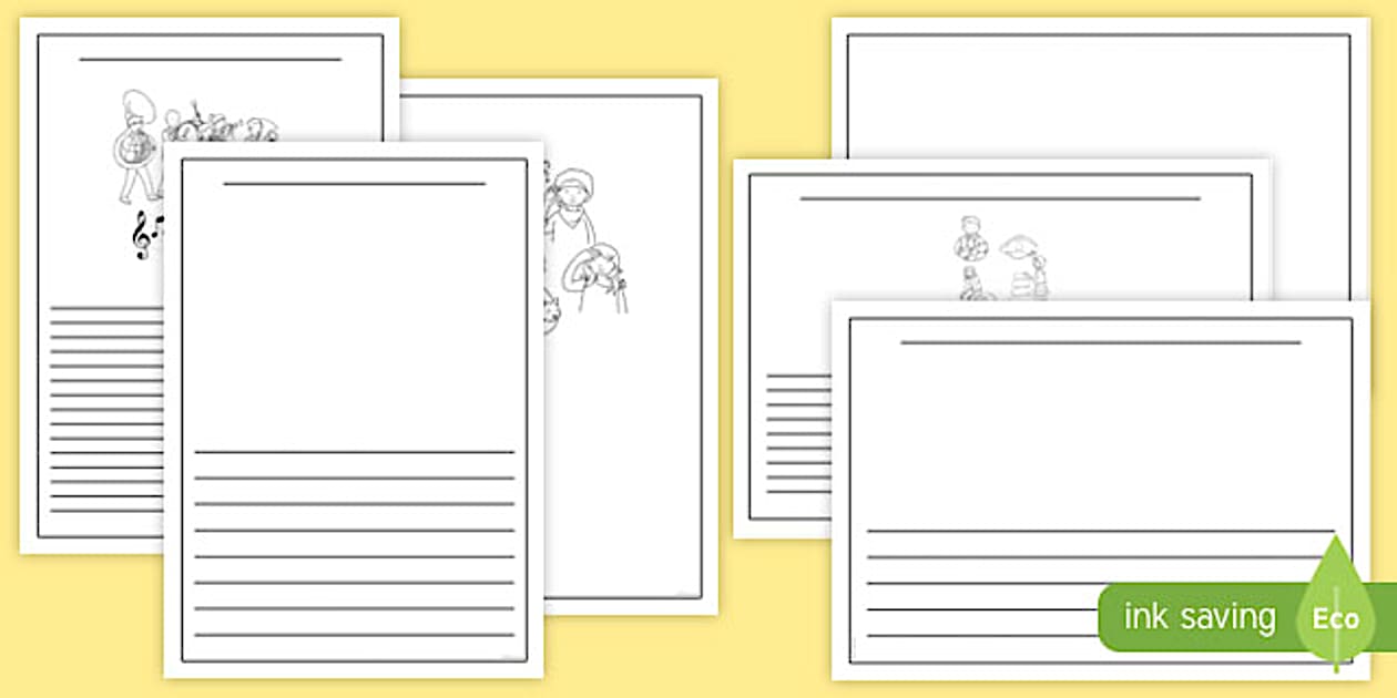My Senses Writing Frames (teacher made) - Twinkl