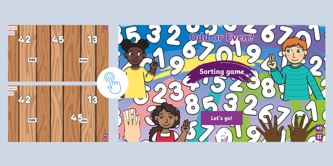 👉 Odd or Even? Interactive Sorting Game - Twinkl