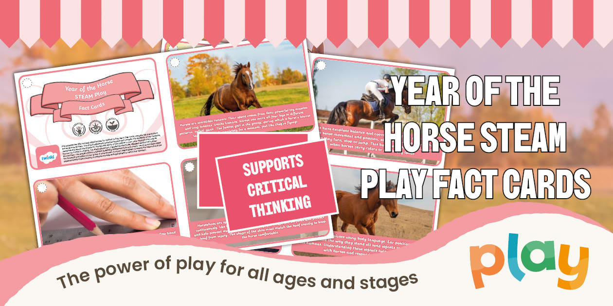 Year of the Horse STEAM Play Fact Cards