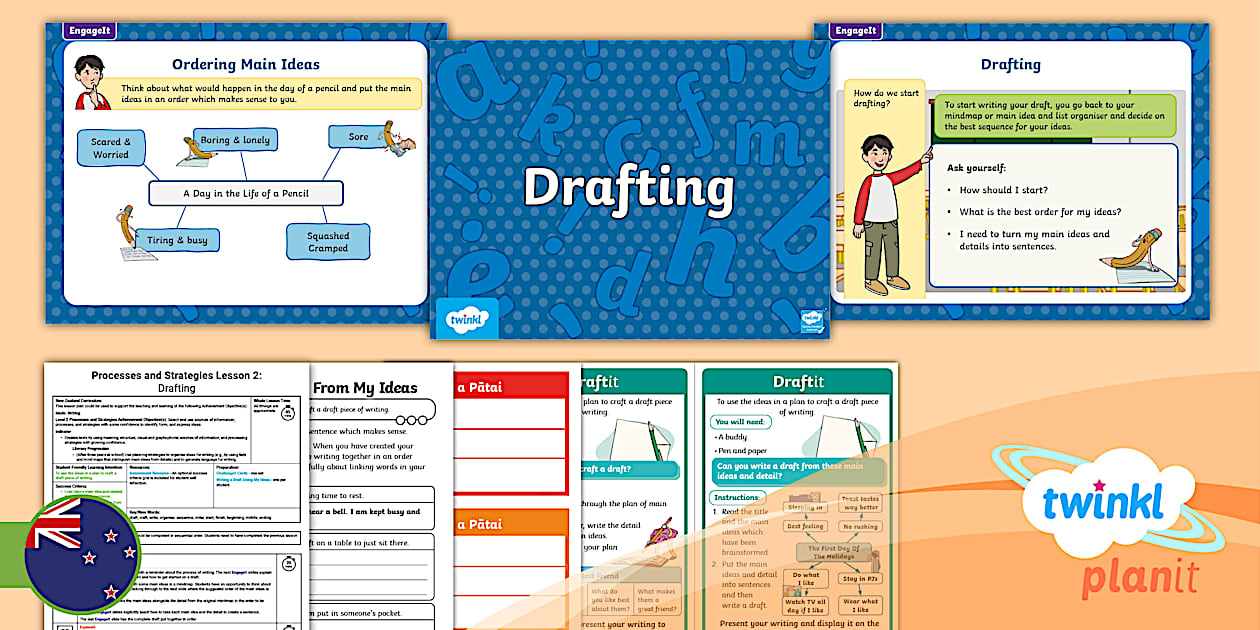 During year 3: Writing Processes: Drafting Using Main Ideas