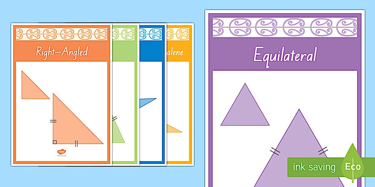 Triangle Names Display Poster | Maths | Twinkl - Twinkl