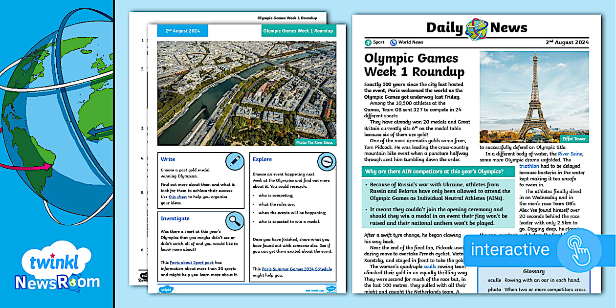 Olympic Games Week 1 Roundup | Twinkl Resources - Twinkl