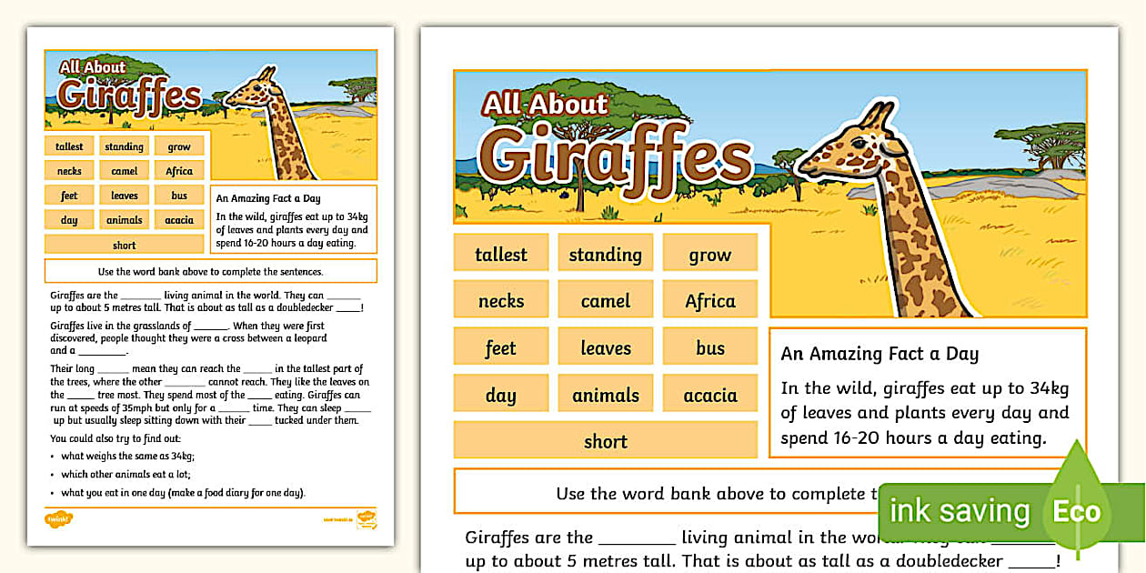 Cloze procedure 1st class | Worksheet | Easy to print