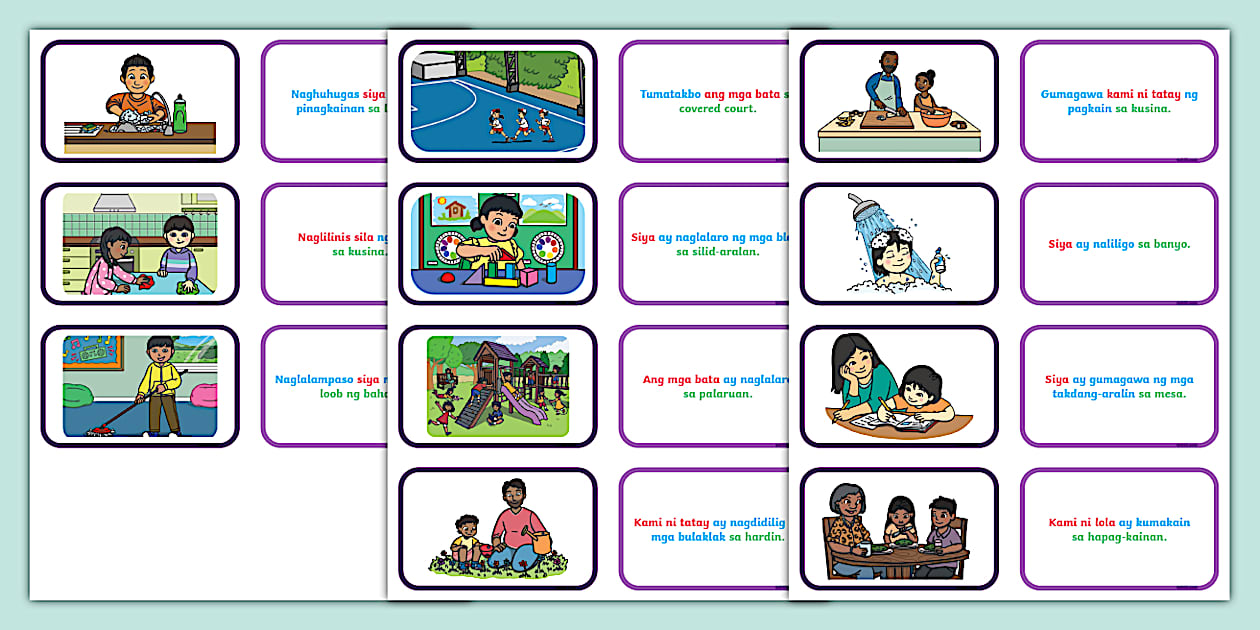 Sino, Anong Ginagawa, At Saan | Grade 1 | Twinkl