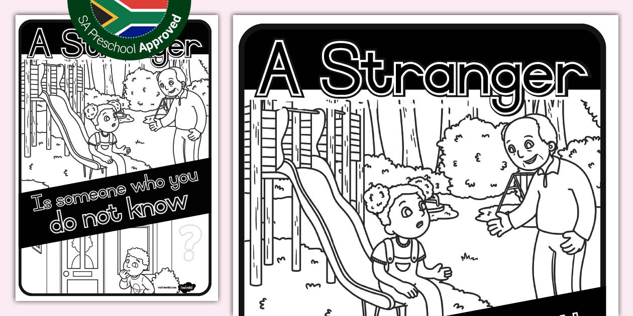 Preschool: Stranger Danger- Poster- Who is a Stranger?