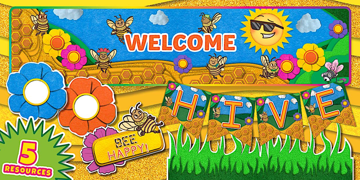 Bumble Bee Door Deco