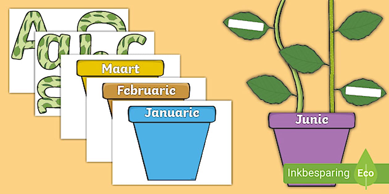 Ons Groei Saam Plant-tema Verjaarsdag Vertoonpak - Twinkl