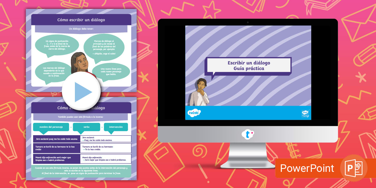 Presentación: Cómo escribir un diálogo - Guía práctica
