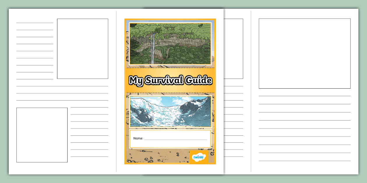 Survival Guide Journal Template (teacher made) - Twinkl