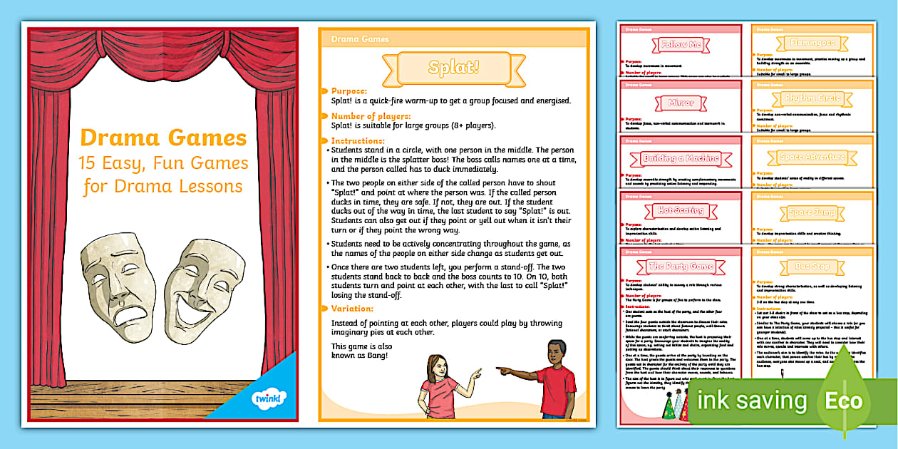 Drama Games Teaching Ideas | Drama Ideas KS2 - Twinkl