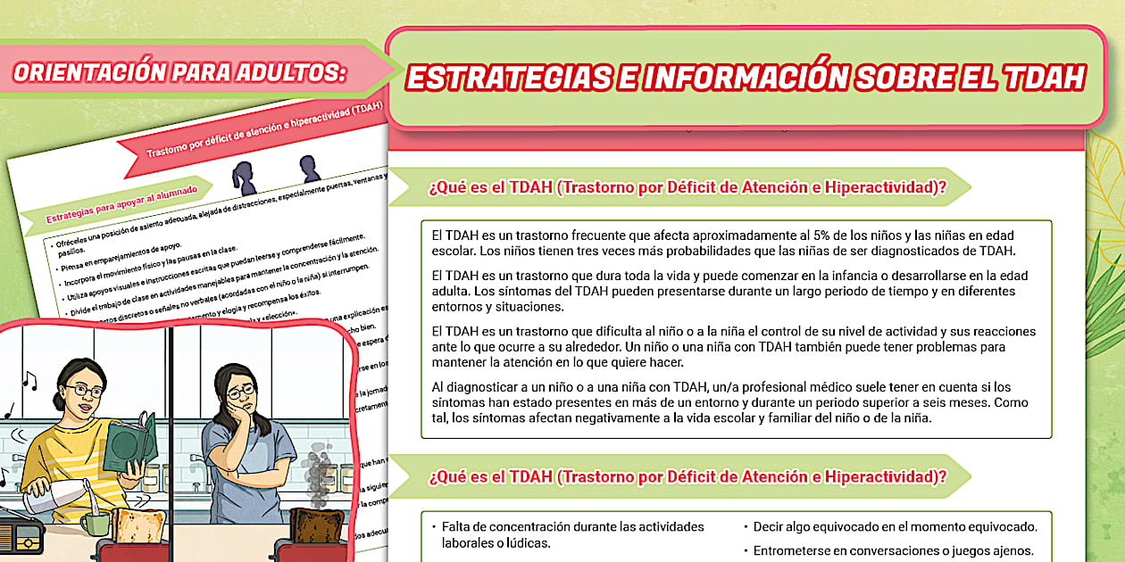 Guía para adultos: Estrategias e información sobre el TDAH