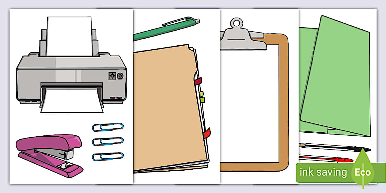 Office Role Play Cut-Outs | EYLF Role Play Resources