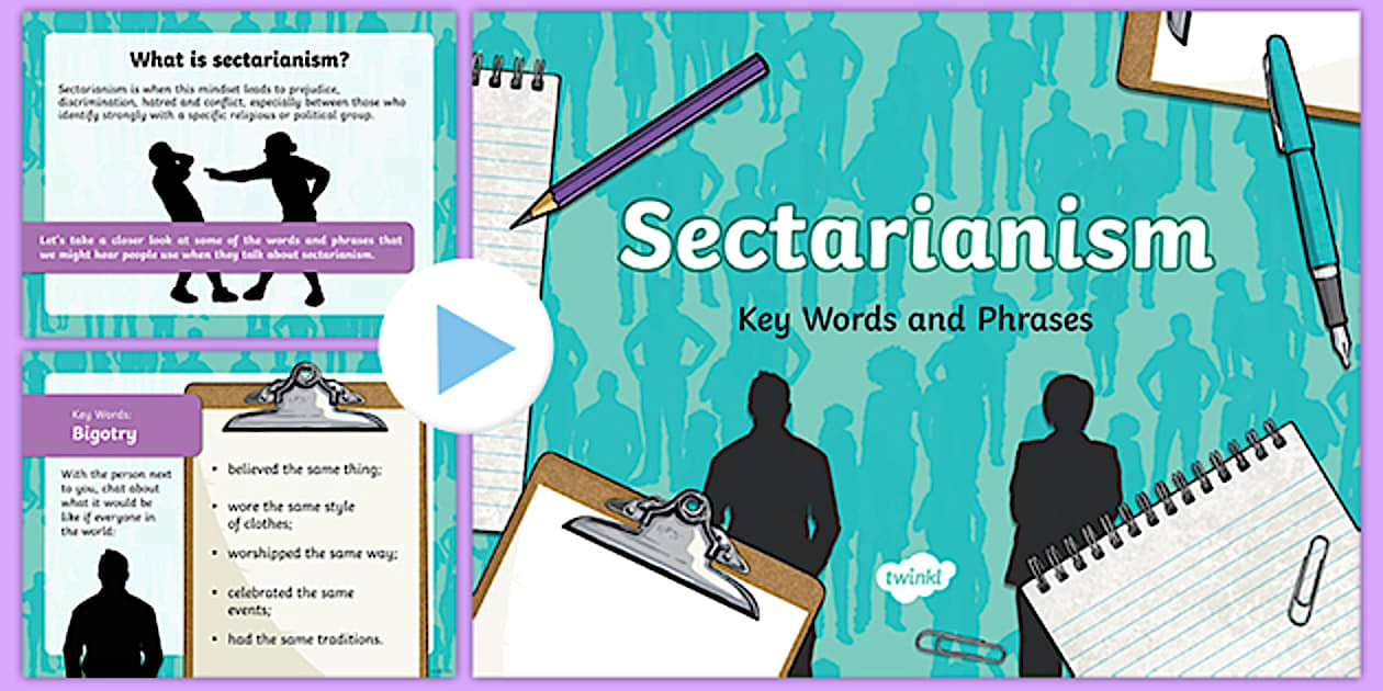 Sectarianism Key Vocabulary PowerPoint (Teacher-Made)