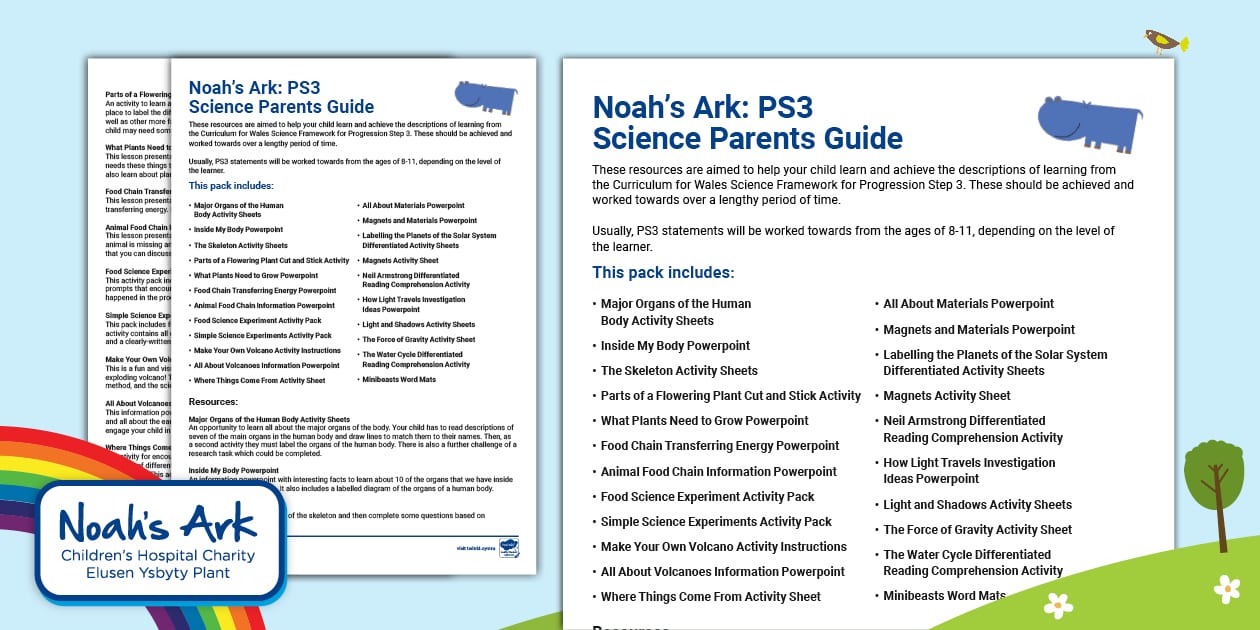 Noah's Ark: PS3 Science Parents Guide