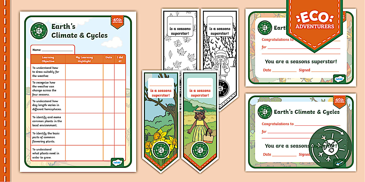 Year 1 Bookmarks, Certificates and Reward Charts