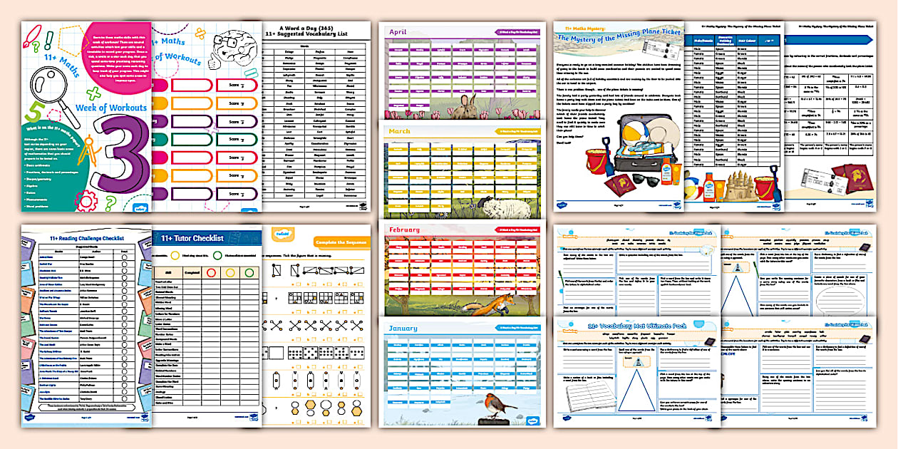 11 Plus Revision | Summer Starter Pack (Teacher-Made)