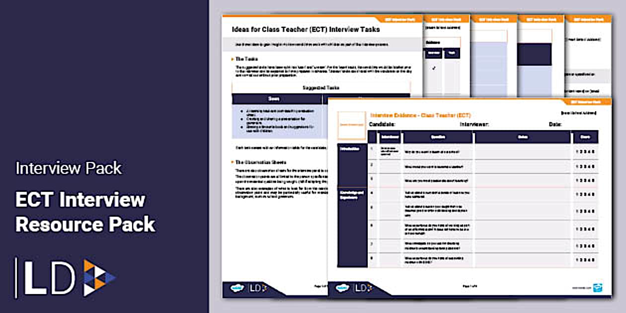 ECT Interview Resource Pack (teacher made) - Twinkl