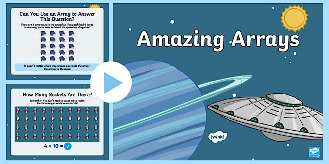 Array PowerPoint (teacher made) - Twinkl