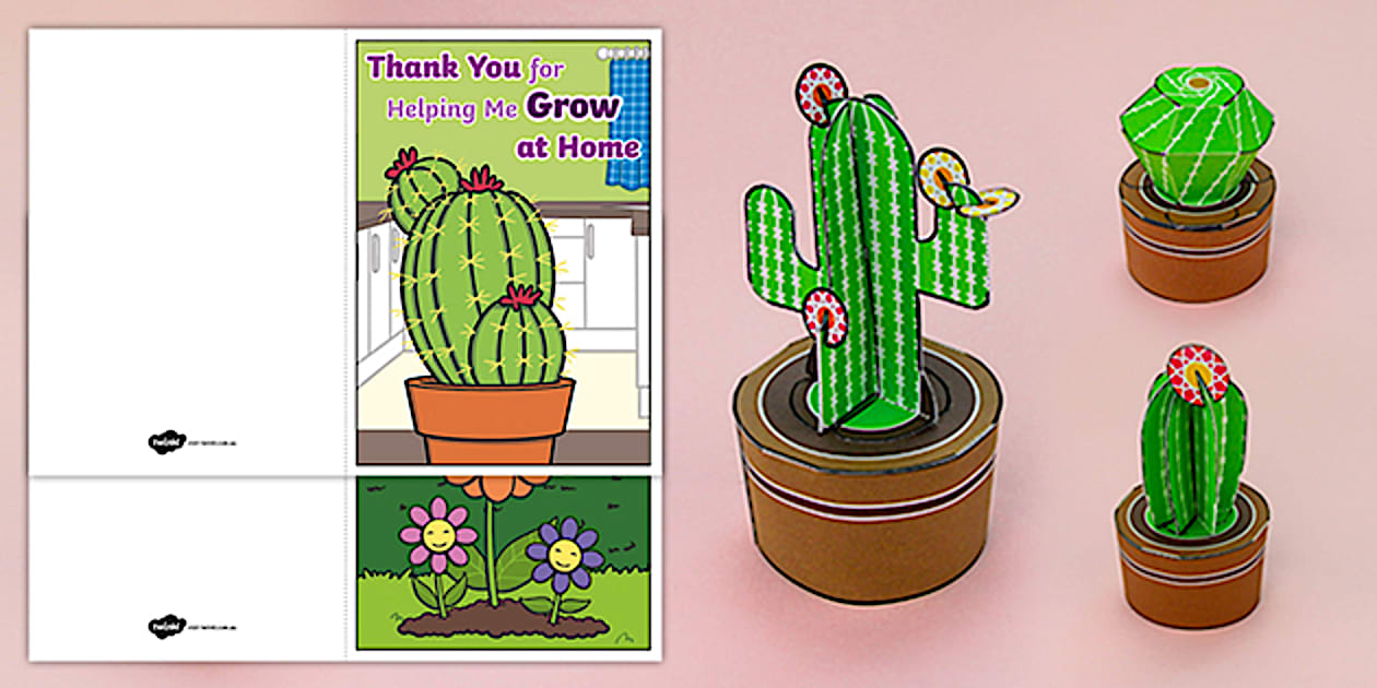 Home Learning Thank-You Letter To My Family - Parents