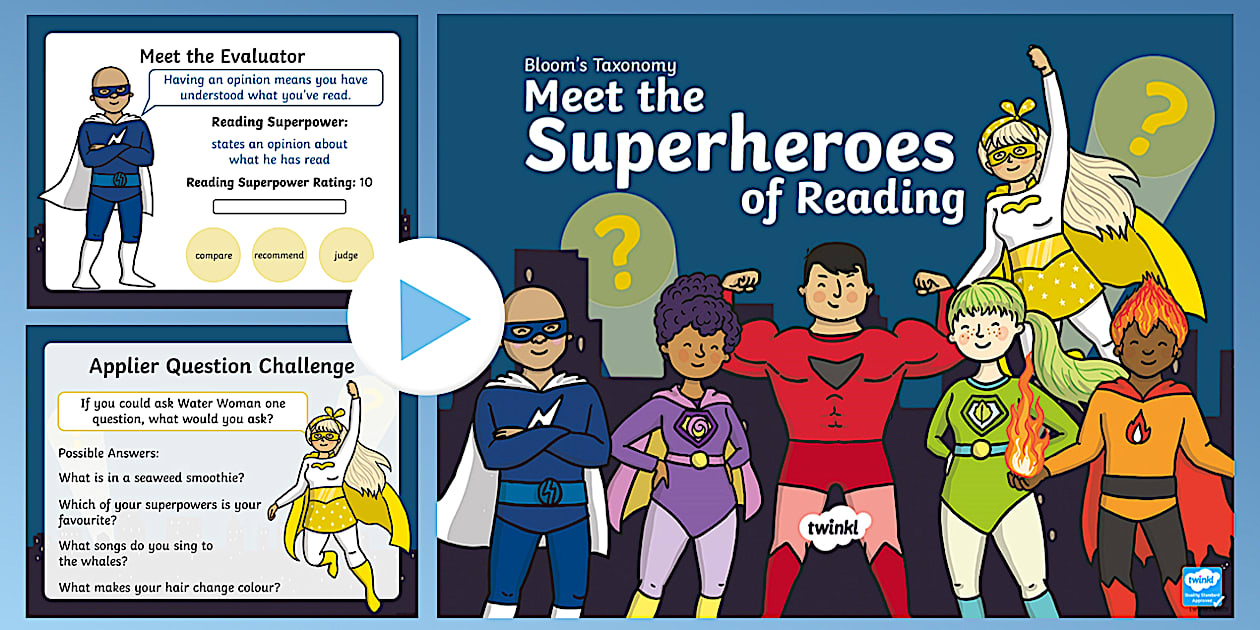 Bloom Superheroes - Water Woman PowerPoint (teacher made)