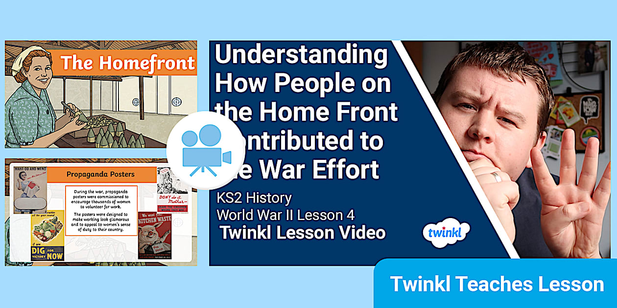 KS2 (Ages 7-11) History: World War II Video Lesson 4