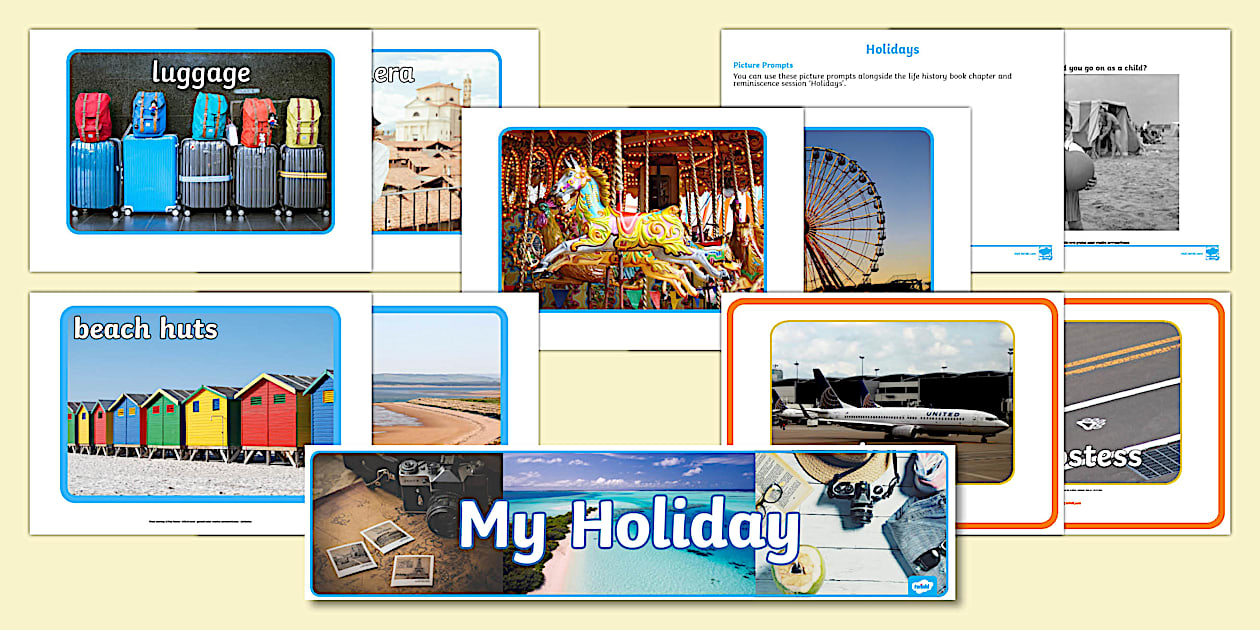 Holiday Pictures Pack - Parents - Topics (teacher made)