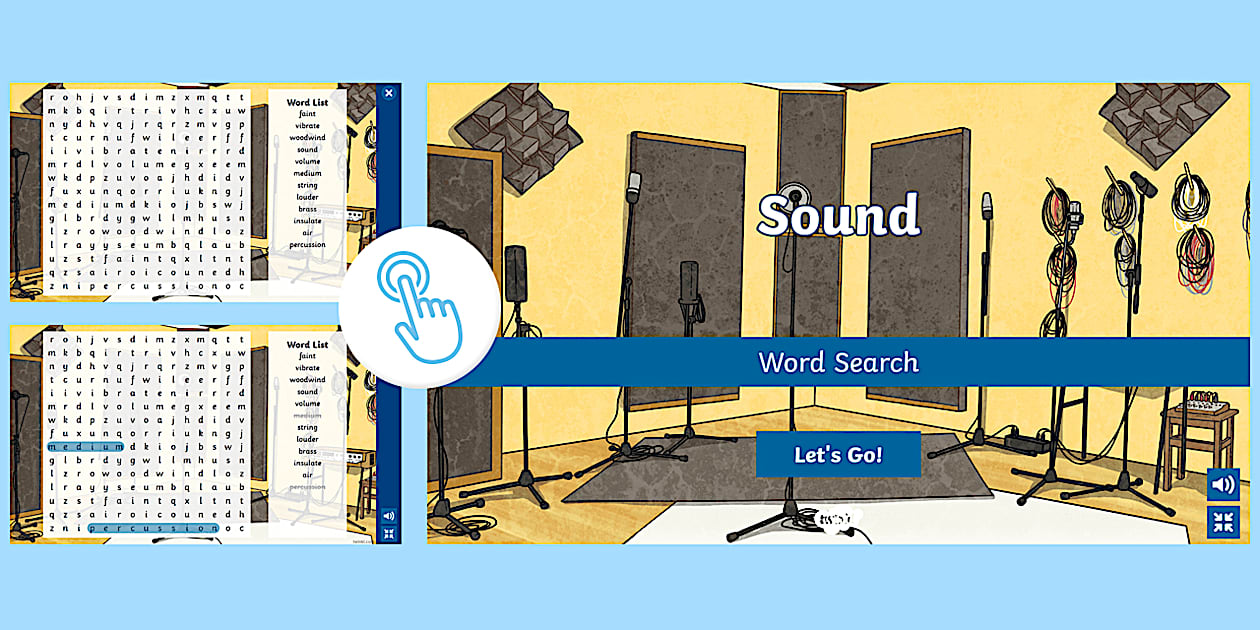 Scientific Vocab Sound Word Search - KS2 Science Resources