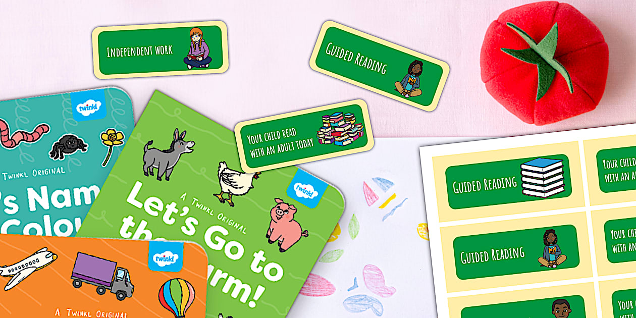 Teacher's Reading Guide Stickers (Teacher-Made) - Twinkl