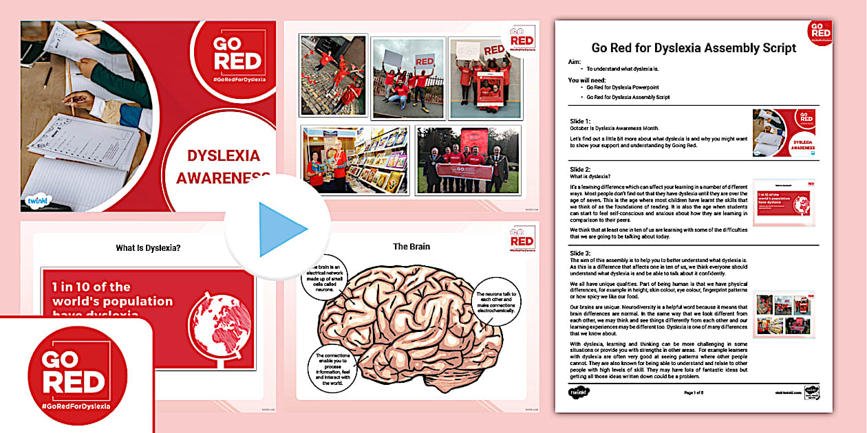 FREE! - Dyslexia Awareness Week Assembly | Beyond - Twinkl