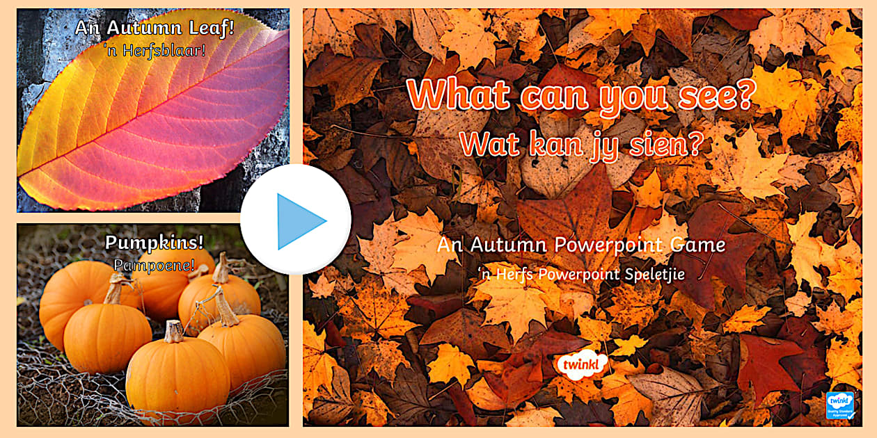 Autumn Images – What Can You See? Autumn PowerPoint – EAL