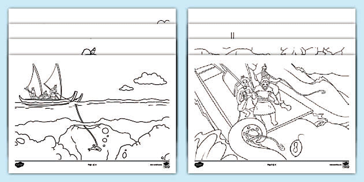 Kupe Colouring Sheets