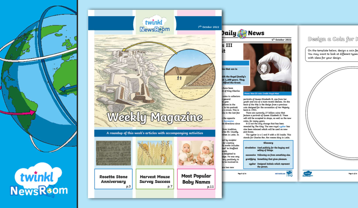 Weekly Roundup Magazine 7th October 2022 - Twinkl NewsRoom