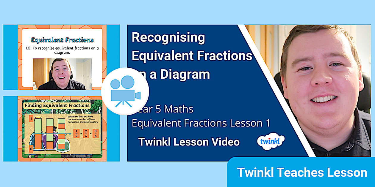 👉 Year 5 (Ages 9-10) Equivalent Fractions: Video Lesson 1
