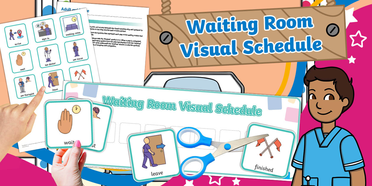 Twinkl Symbols: Waiting Room Visual Schedule