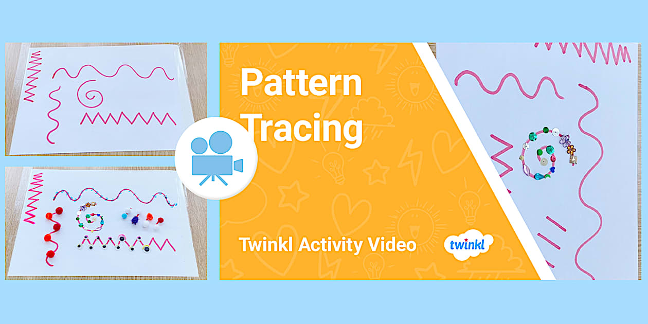Tracing Patterns Fine Motor Activities | EYFS Holiday Club