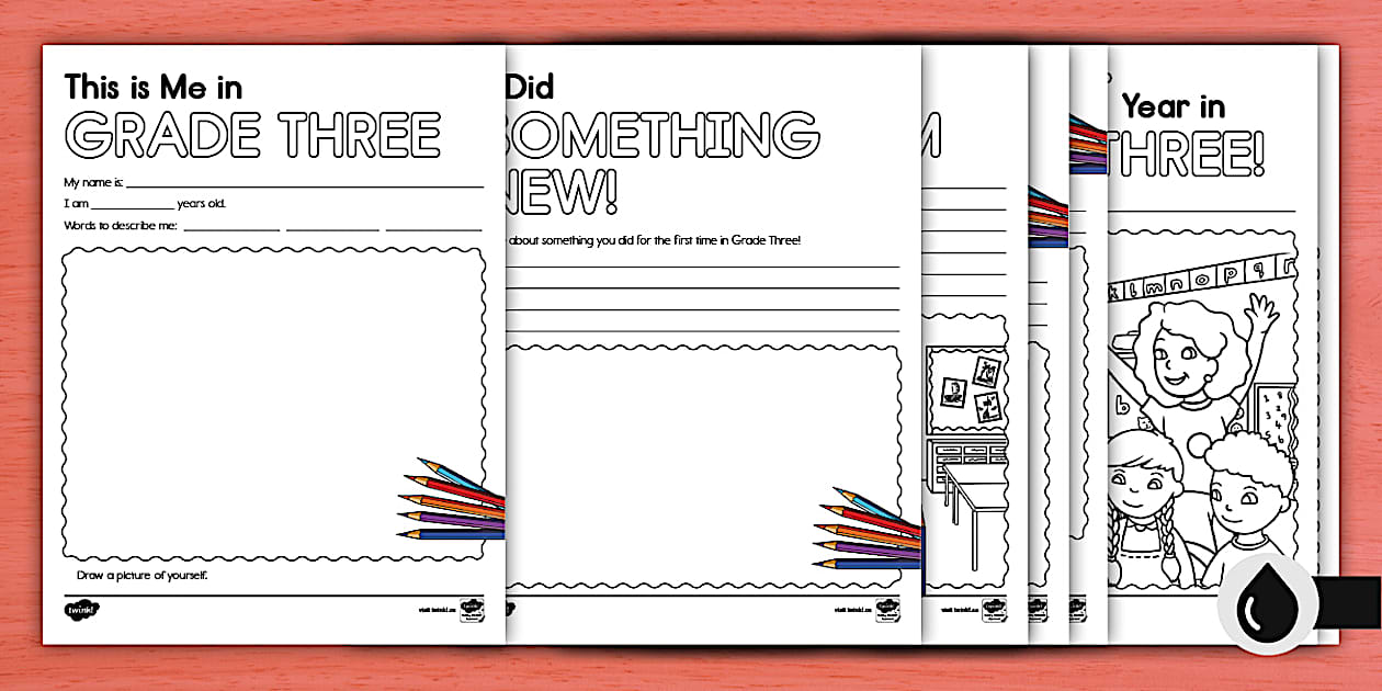 My Great Year in Grade Three!-End of the Year Booklet